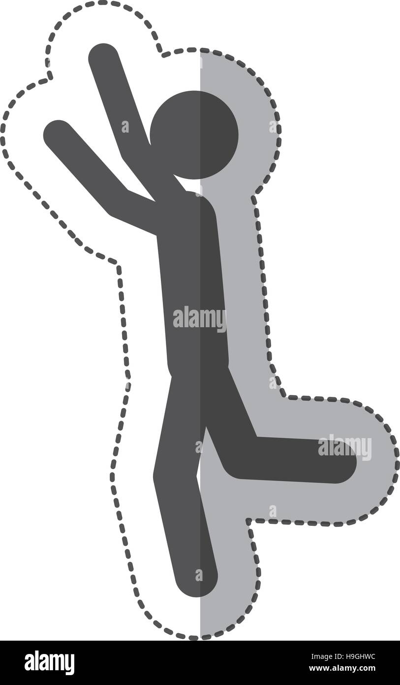 Pictogram icon. People person figure and human theme. Isolated design ...