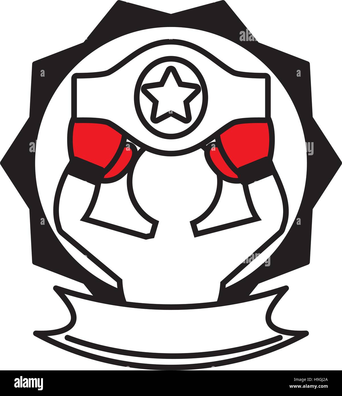 professional boxer avatar isolated icon Stock Vector Image & Art - Alamy