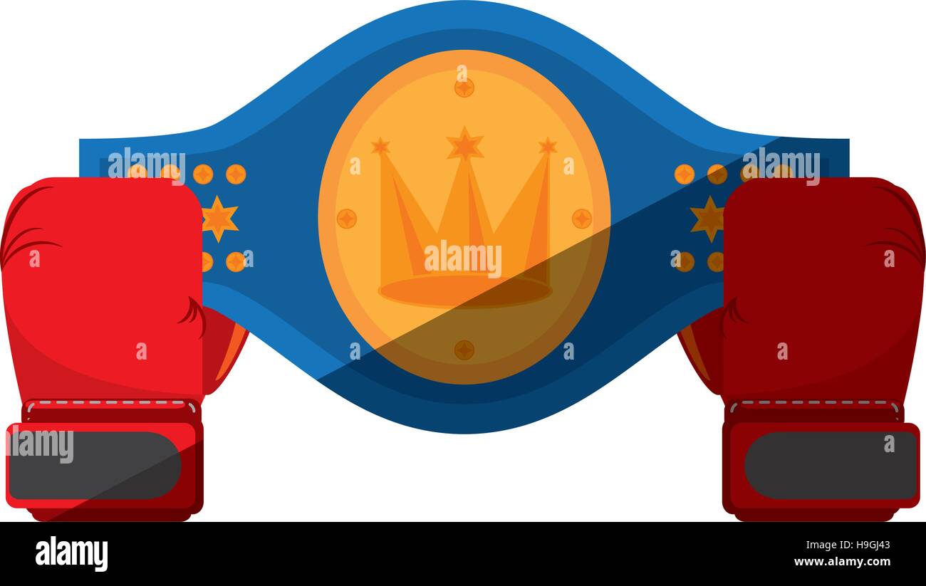 Boxing championship belt isolated icon hi-res stock photography and ...