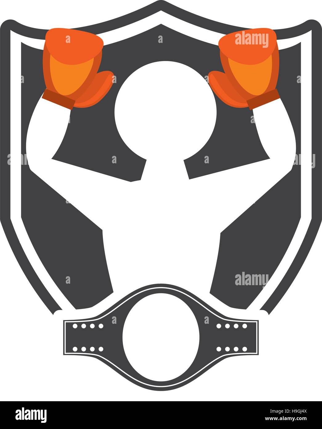professional boxer avatar isolated icon Stock Vector Image & Art - Alamy