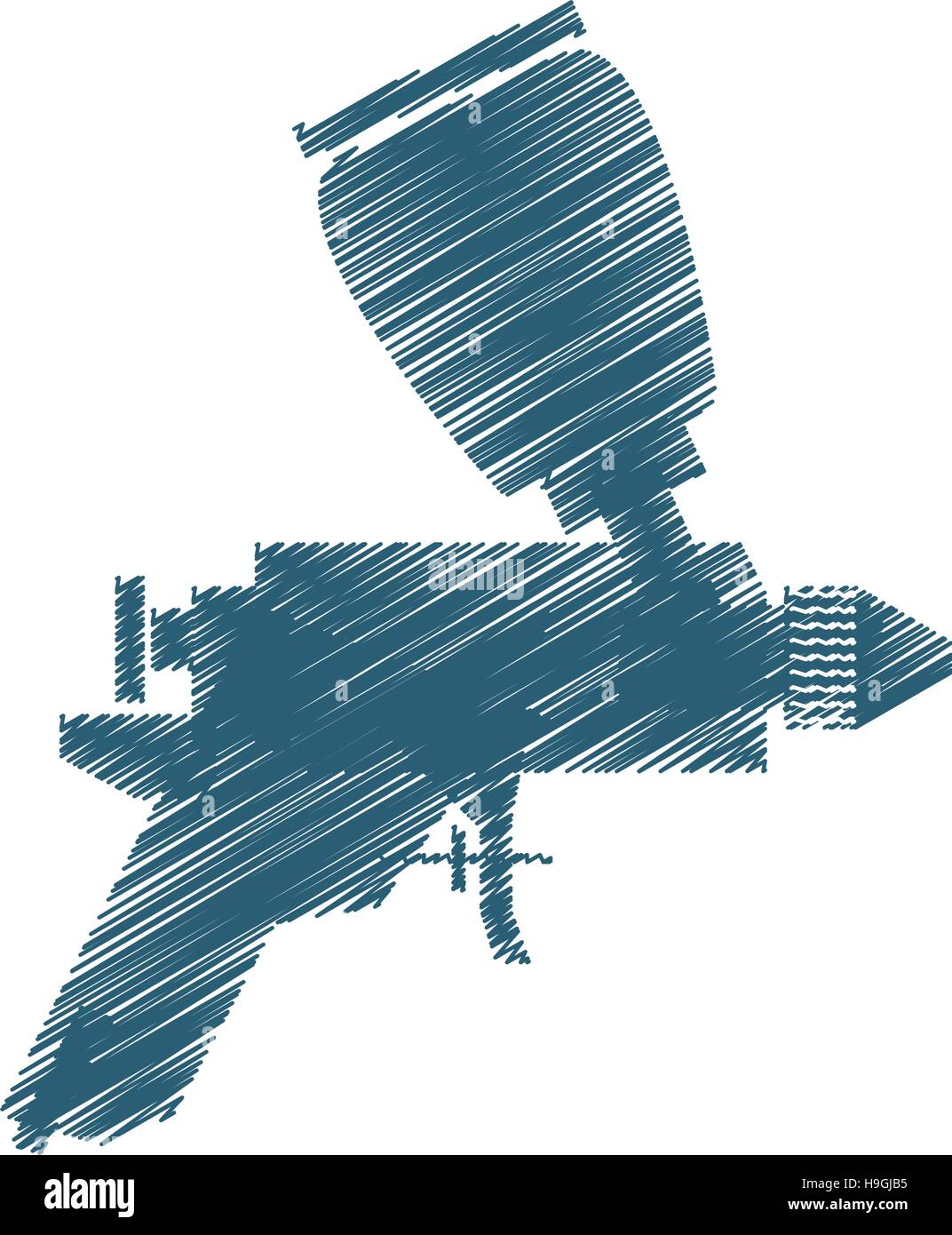 Gun air compressor color icon Stock Vector Images - Alamy