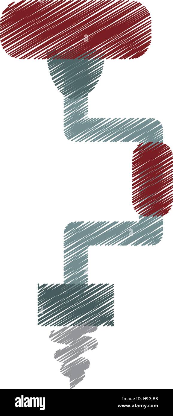 press tool isolated icon Stock Vector Image & Art - Alamy