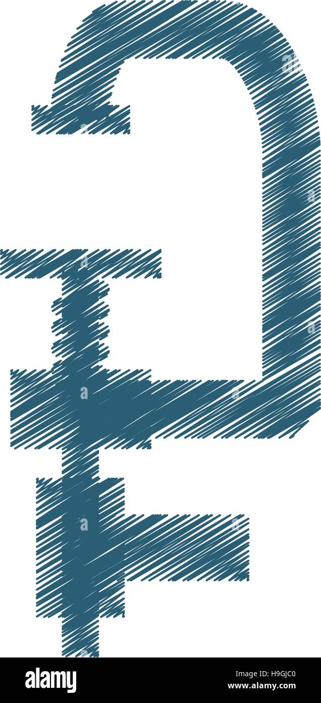 press tool isolated icon Stock Vector Image & Art - Alamy