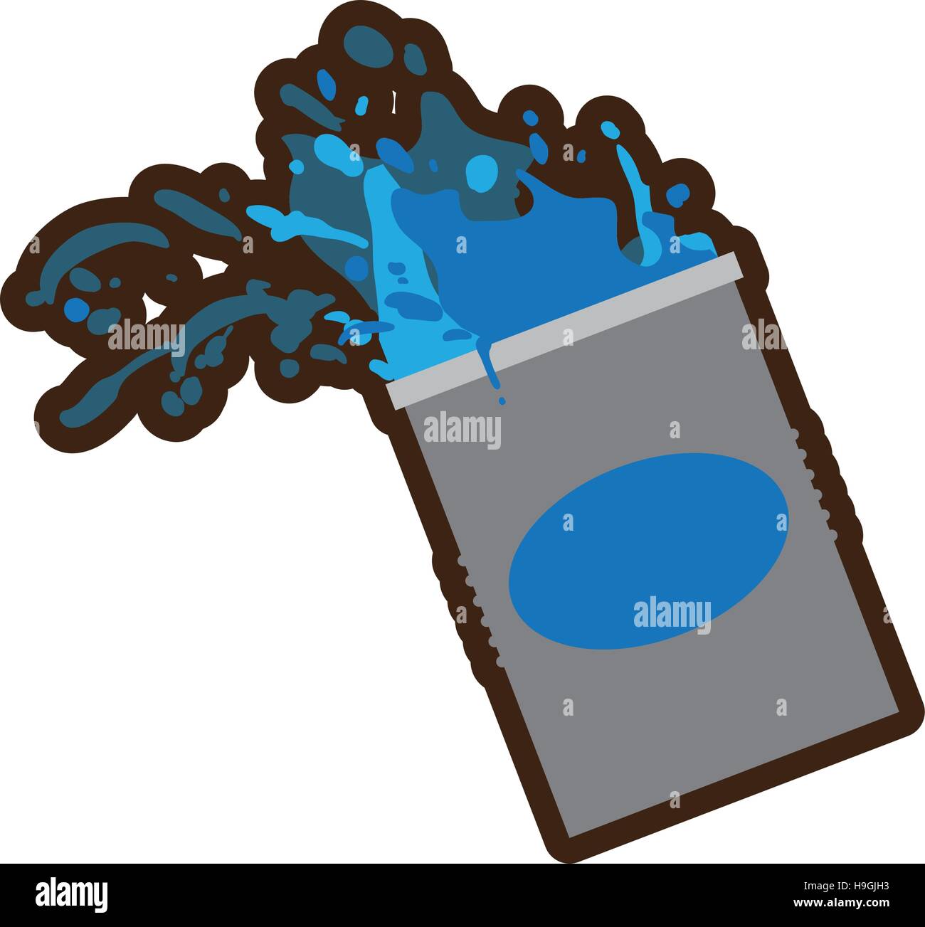 paint pot isolated icon Stock Vector Image & Art - Alamy