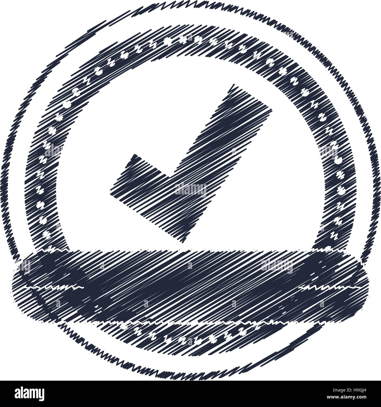Seal of guarantee with approval symbol Stock Vector Image & Art - Alamy