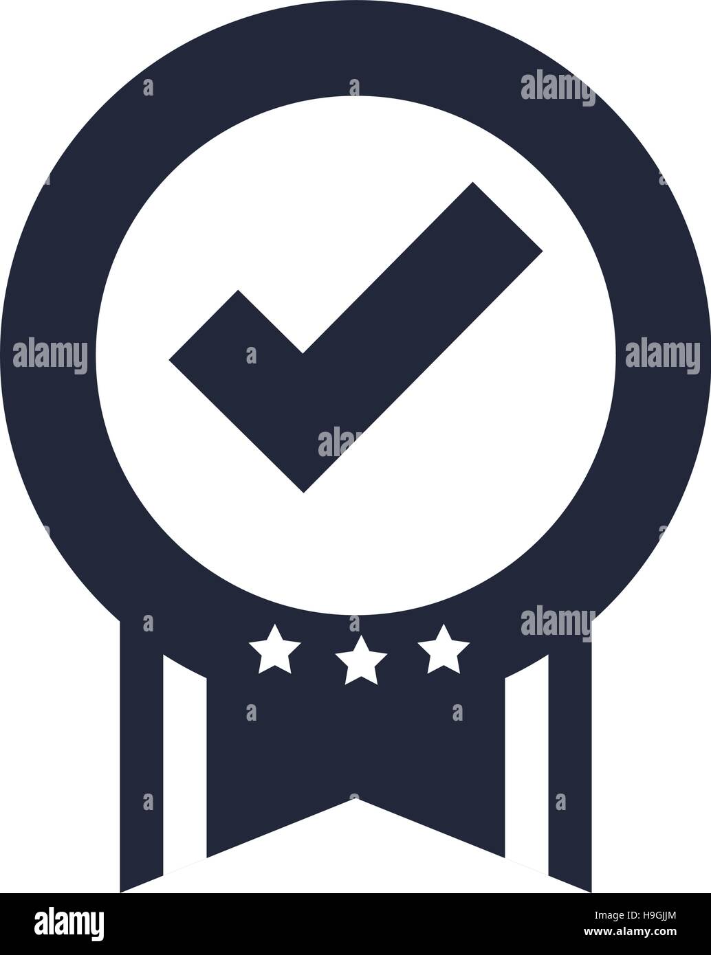 Seal of guarantee with approval symbol Stock Vector Image & Art - Alamy