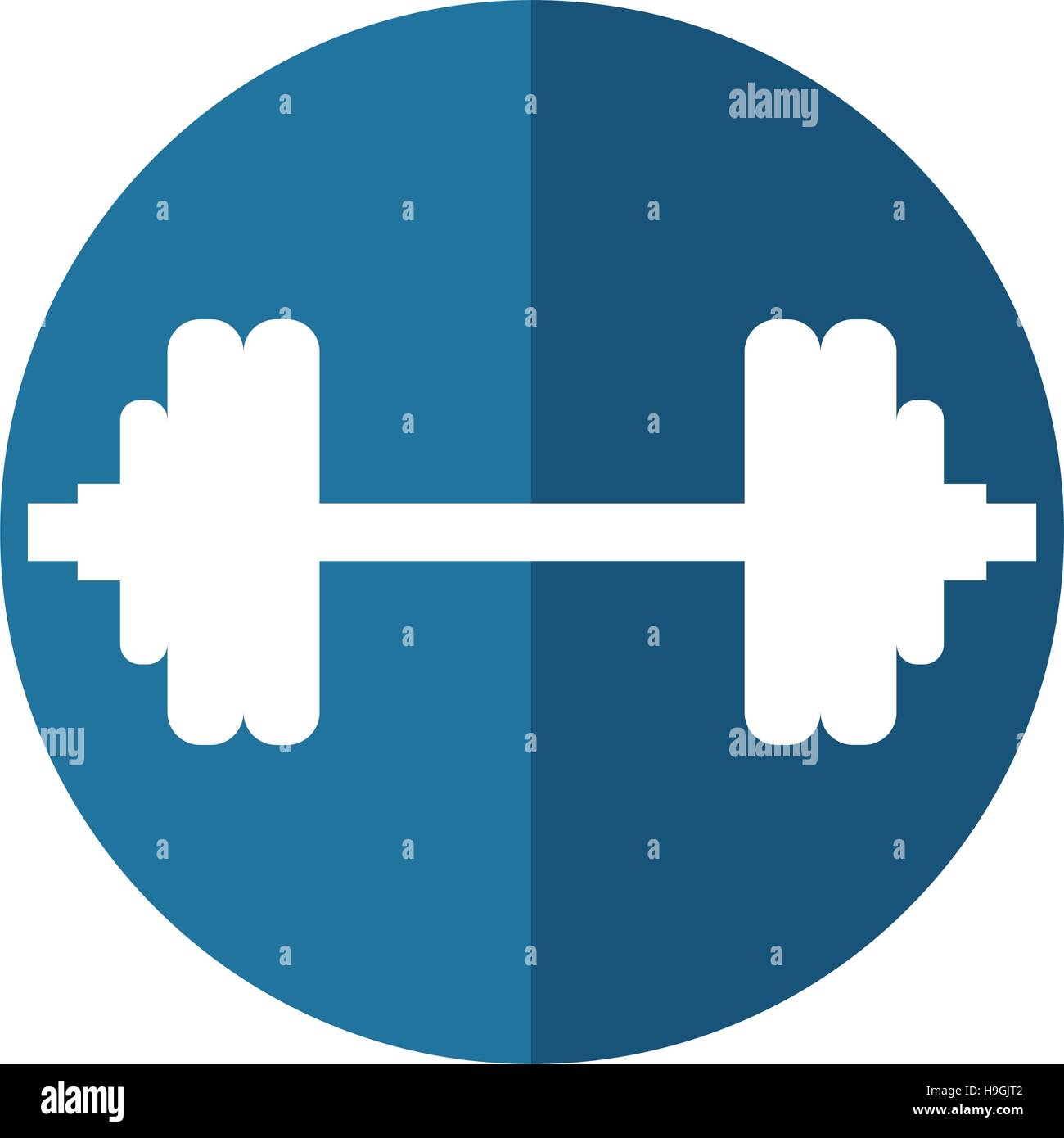 barbell weights symbol sport Stock Vector Image & Art - Alamy