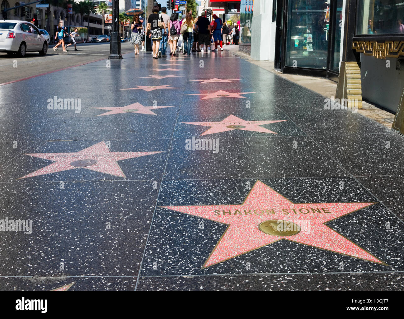 Hollywood Walk of Fame Stock Photo - Alamy