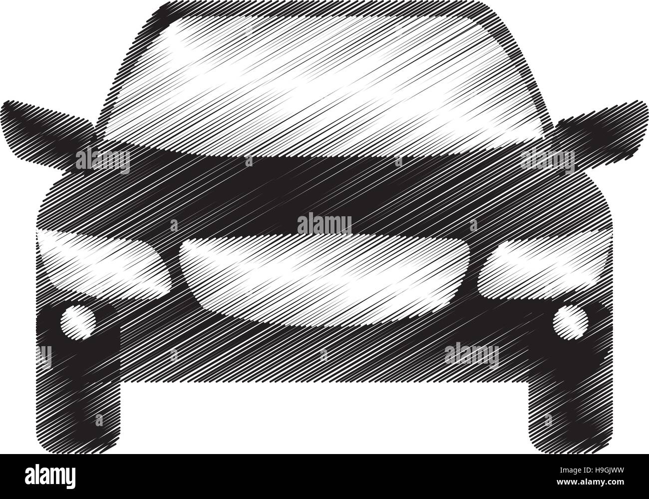 hand drawing driverless car icon Stock Vector Image & Art - Alamy