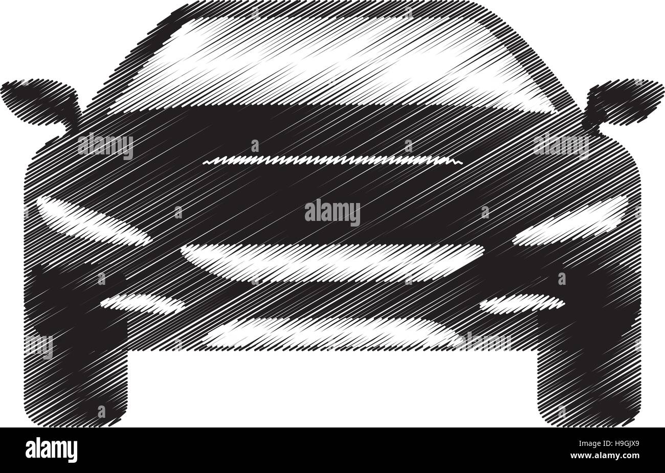 hand drawing automobile car icon design Stock Vector Image & Art - Alamy