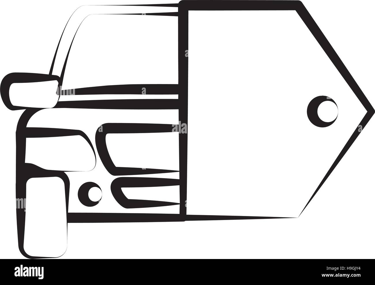hand drawing car key sketch Stock Vector Image & Art - Alamy