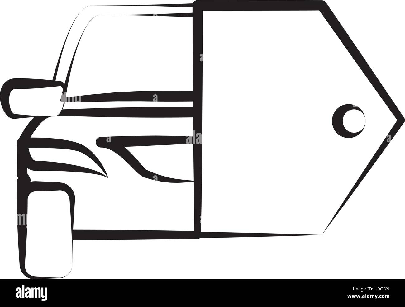 hand drawing car key sketch Stock Vector Image & Art - Alamy