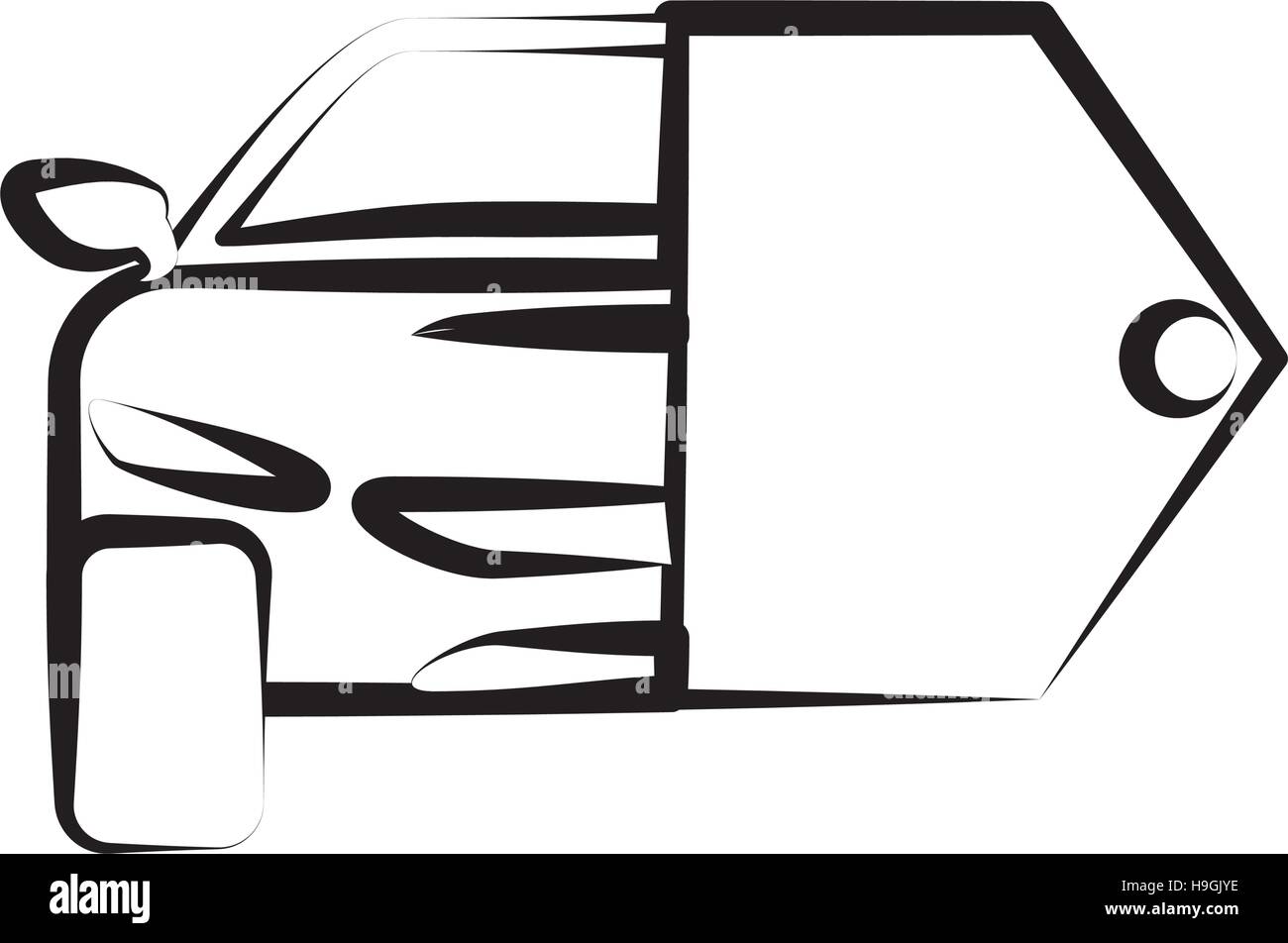 hand drawing car key sketch Stock Vector Image & Art - Alamy