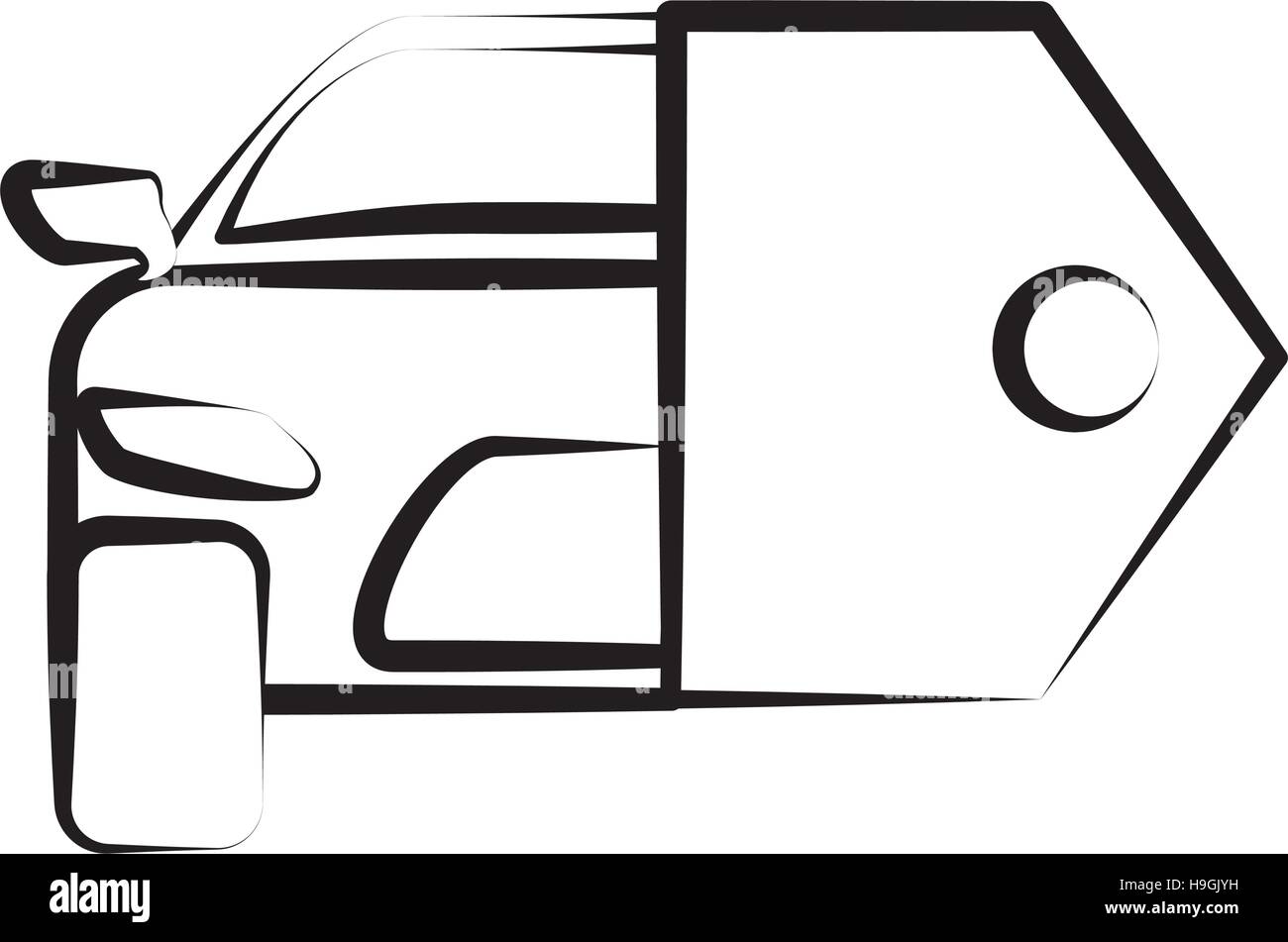 hand drawing car key sketch Stock Vector Image & Art - Alamy