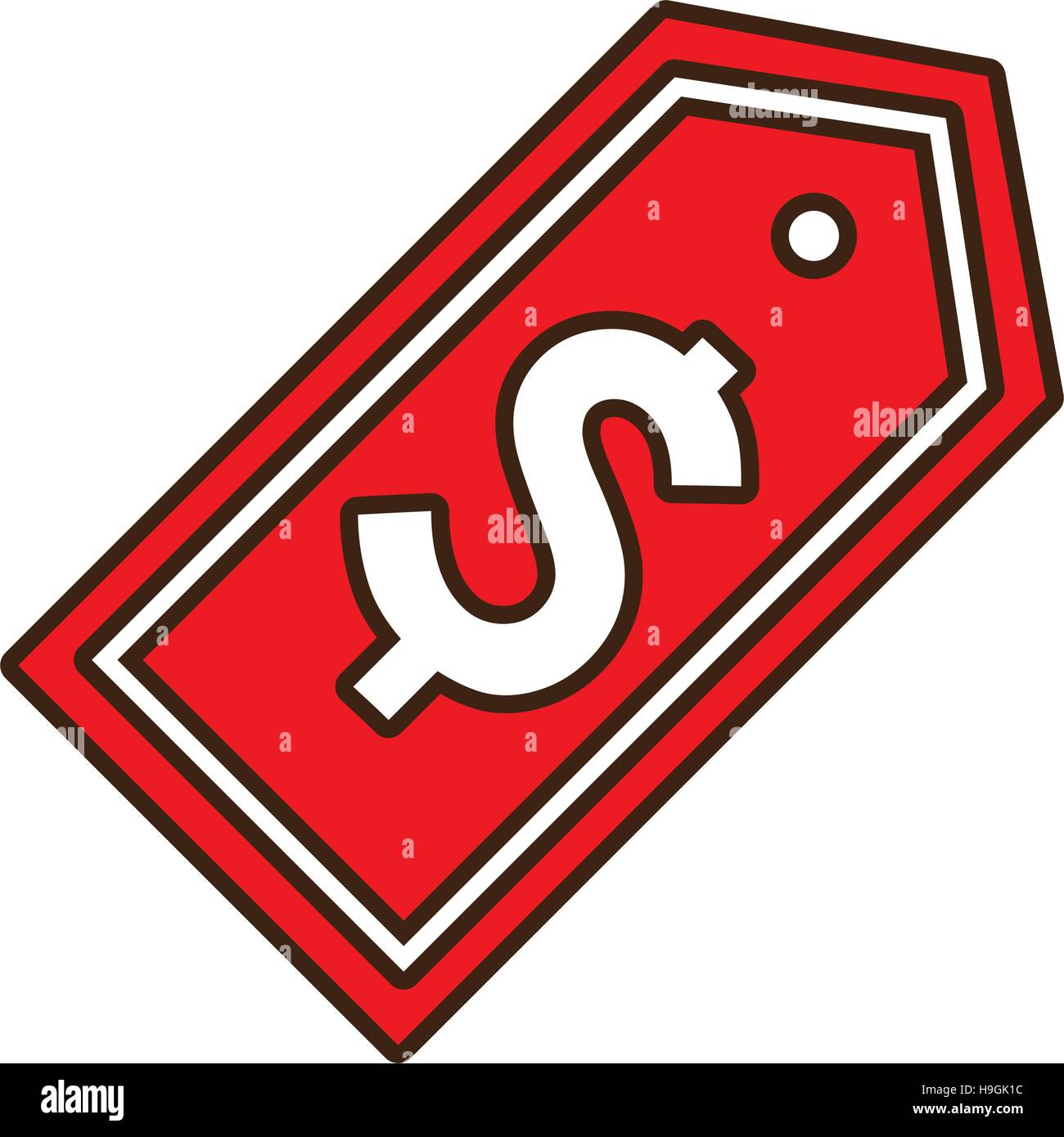 red sticker tag price symbol icon Stock Vector Image & Art - Alamy