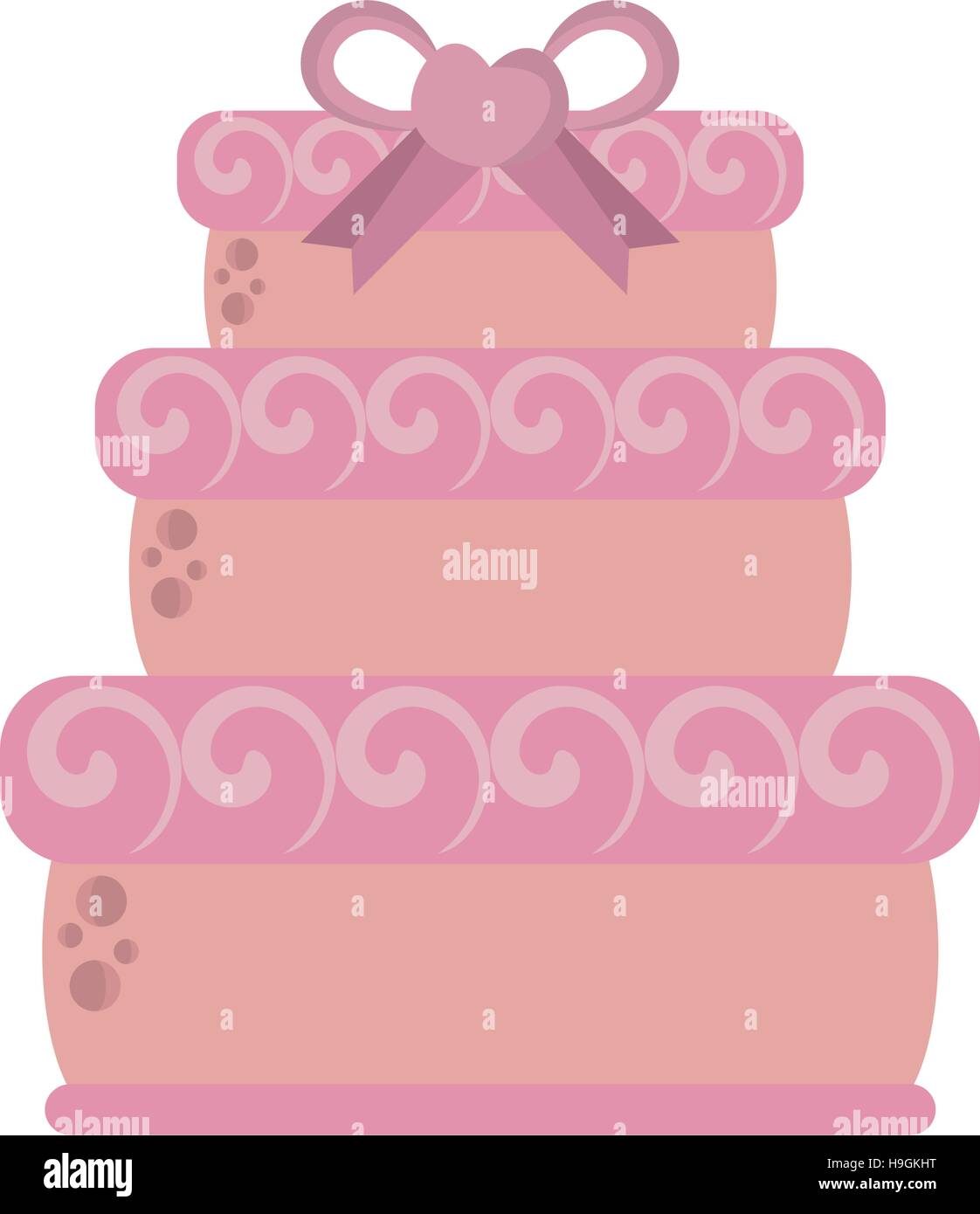 Large pink heart Stock Vector Images - Alamy