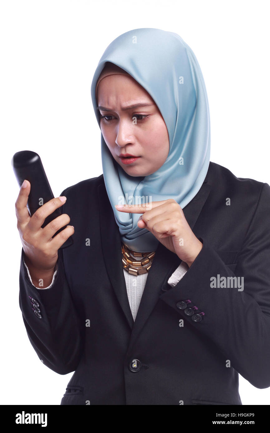 Angry lady on phone hi-res stock photography and images - Alamy