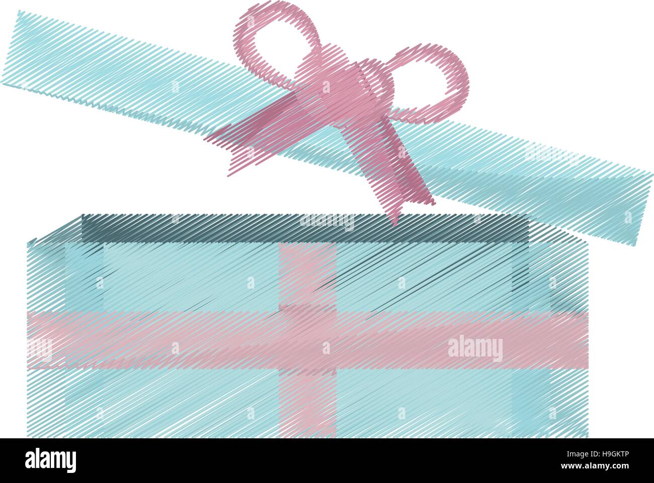 Cardboard box set pink Stock Vector Images - Alamy