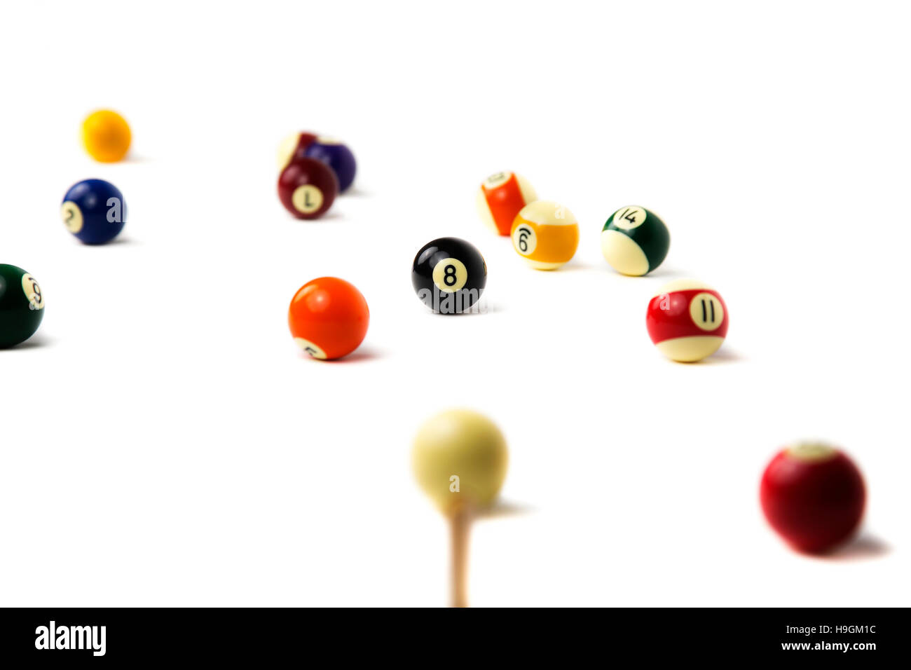 Pool balls hi-res stock photography and images - Alamy