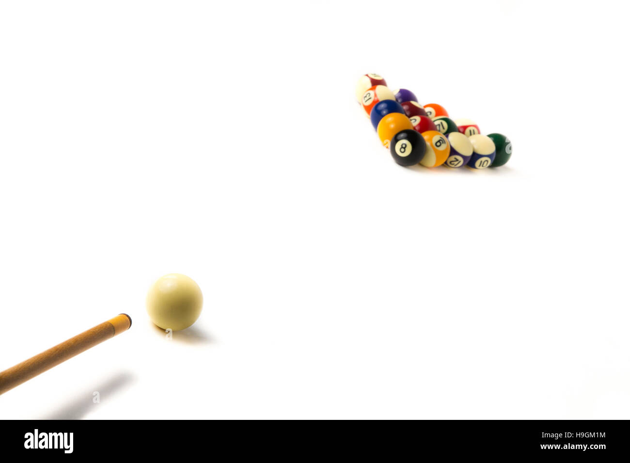 Pool balls with numbers hi-res stock photography and images - Alamy
