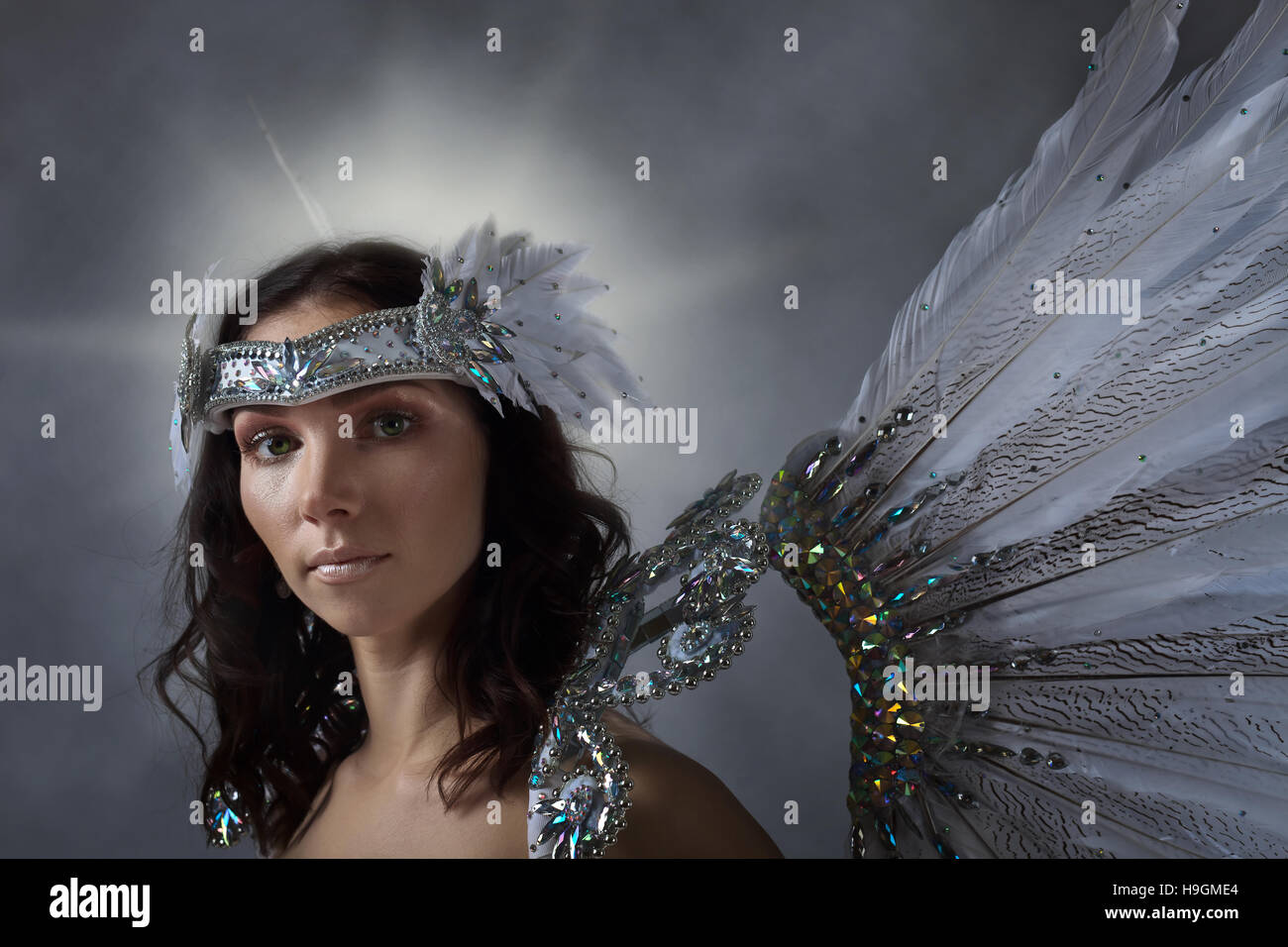 Woman as an angel hi-res stock photography and images - Alamy