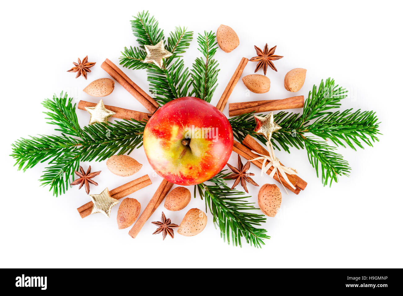 Top view apple spice Cut Out Stock Images & Pictures - Alamy