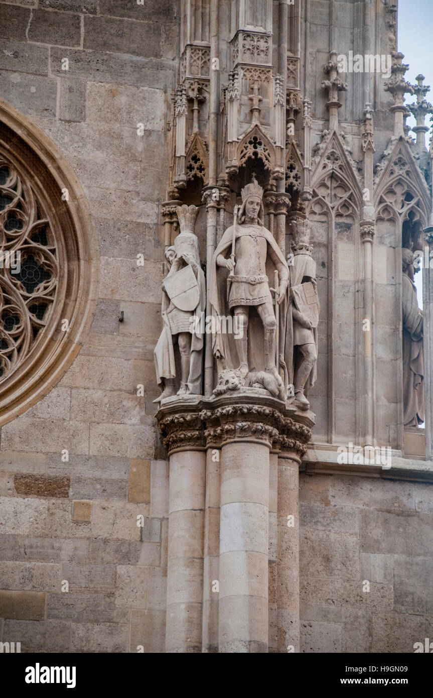 The Stephansdom (St. Stephen's Cathedral) at Stephansplatz, Vienna ...