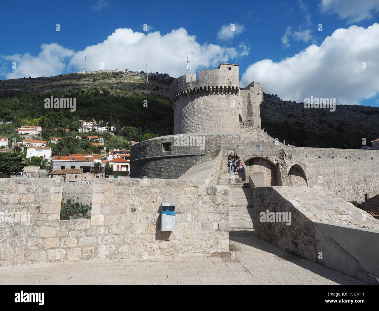 Fort Lovrijenac or St. Lawrence Fortress, Dubrovnik, Croatia Stock ...