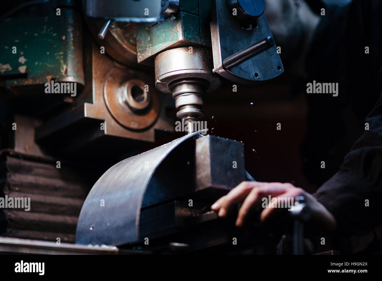 Industrial drilling machine hi-res stock photography and images - Alamy