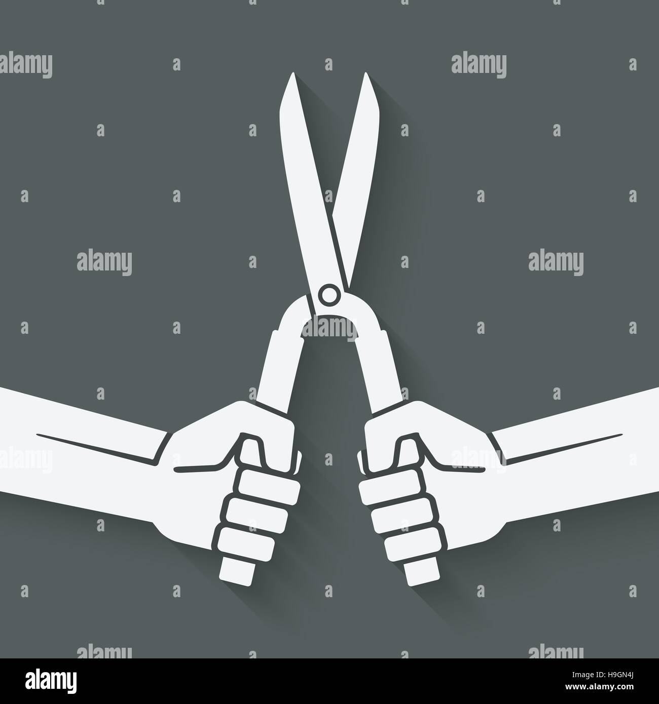 Hands worker Stock Vector Images - Alamy