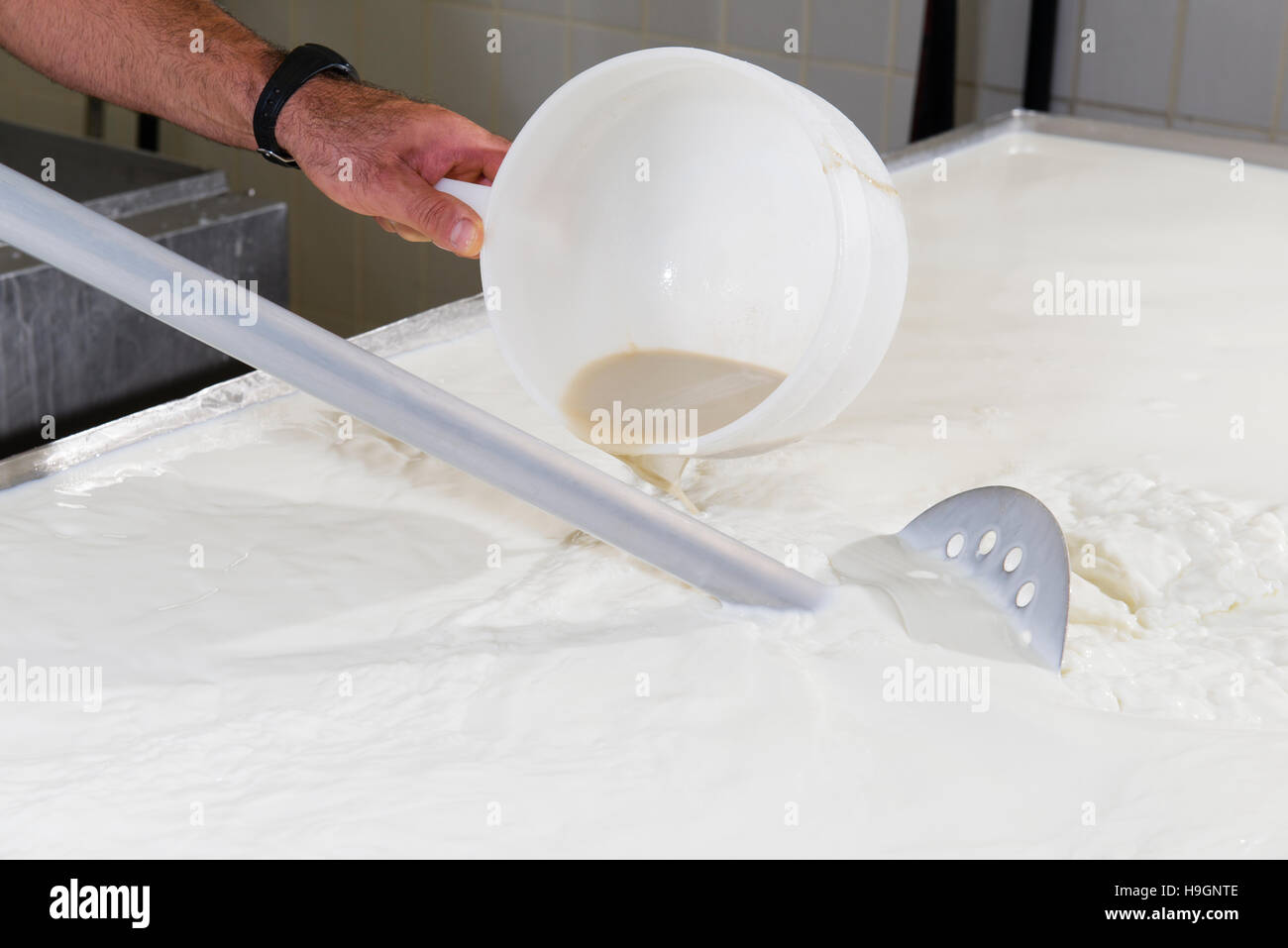 Curdling of milk hi-res stock photography and images - Alamy