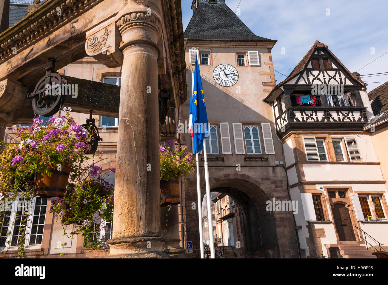 Rosheim, picturesque village, at the scenic route of Vine Alsatian ...