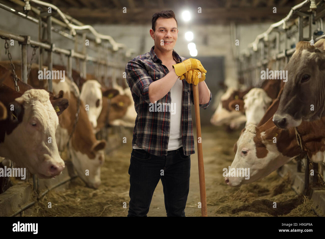 Young agricultural worker hi-res stock photography and images - Alamy
