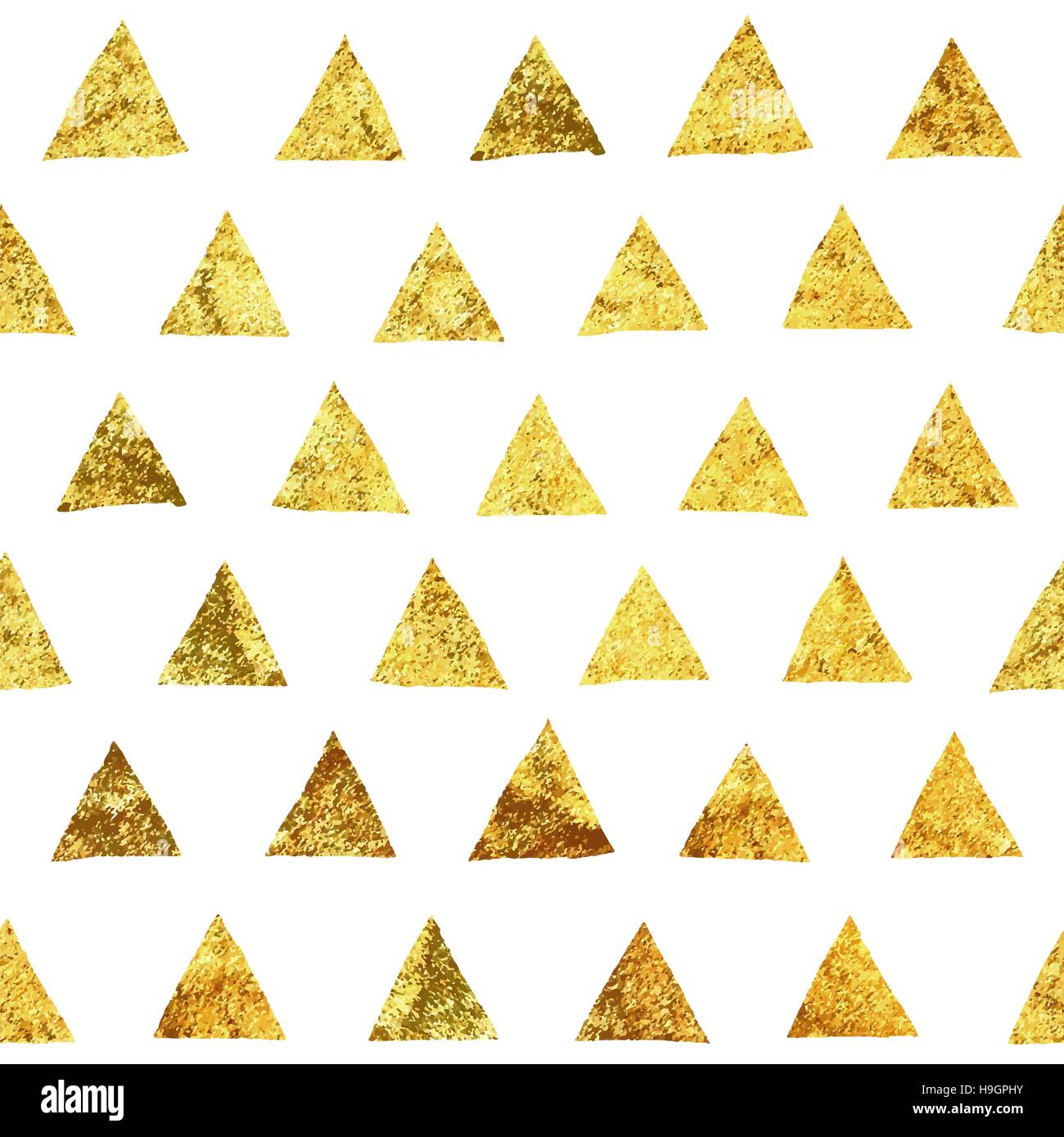 Vector gold glitter seamless pattern. Hand drawn gold glitter vector pattern. Seamless vector ...