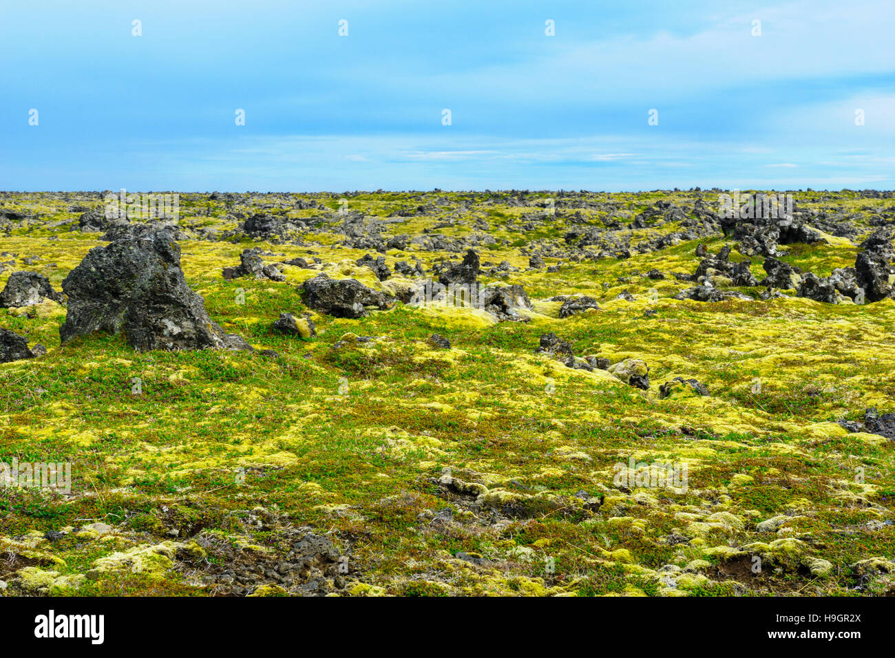 Volcanic landscape in the Snaefellsnes peninsula, west Iceland Stock ...