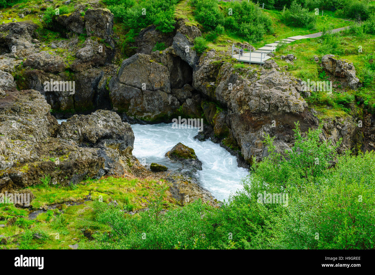 Bjarnafoss cascade hi-res stock photography and images - Alamy