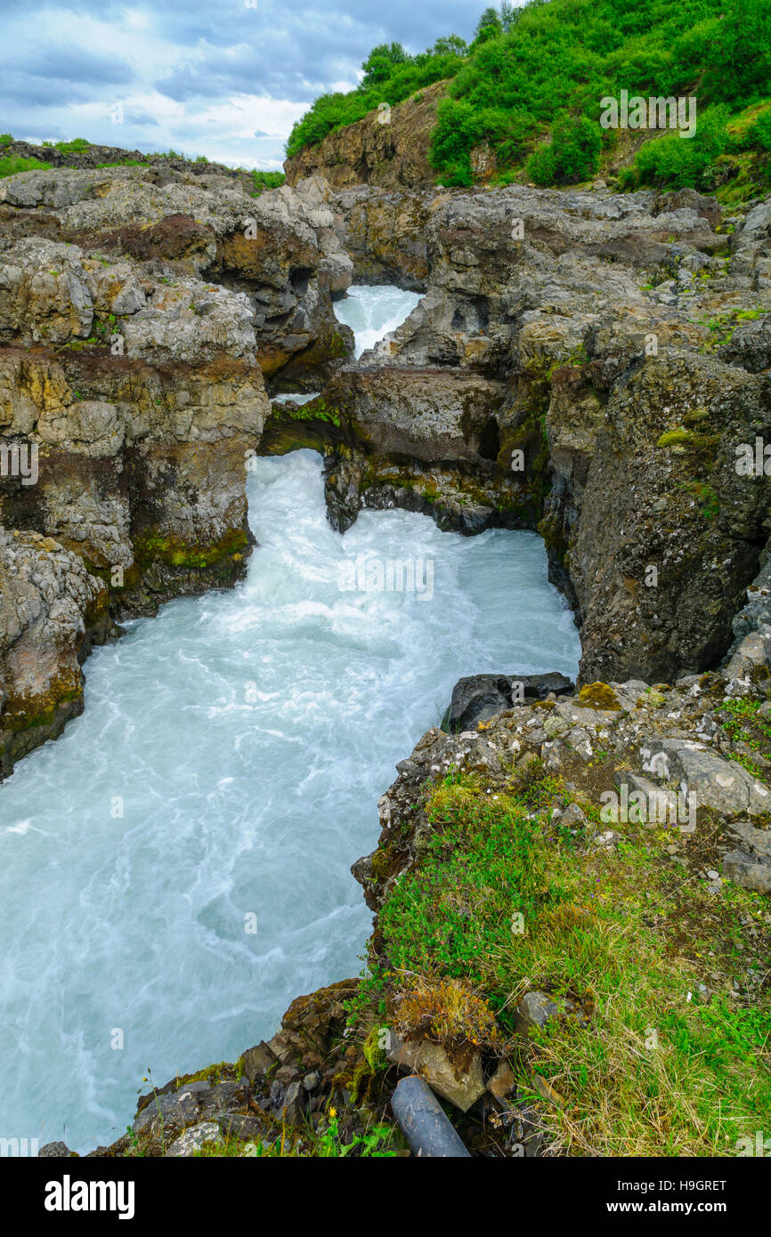Bjarnafoss cascade hi-res stock photography and images - Alamy