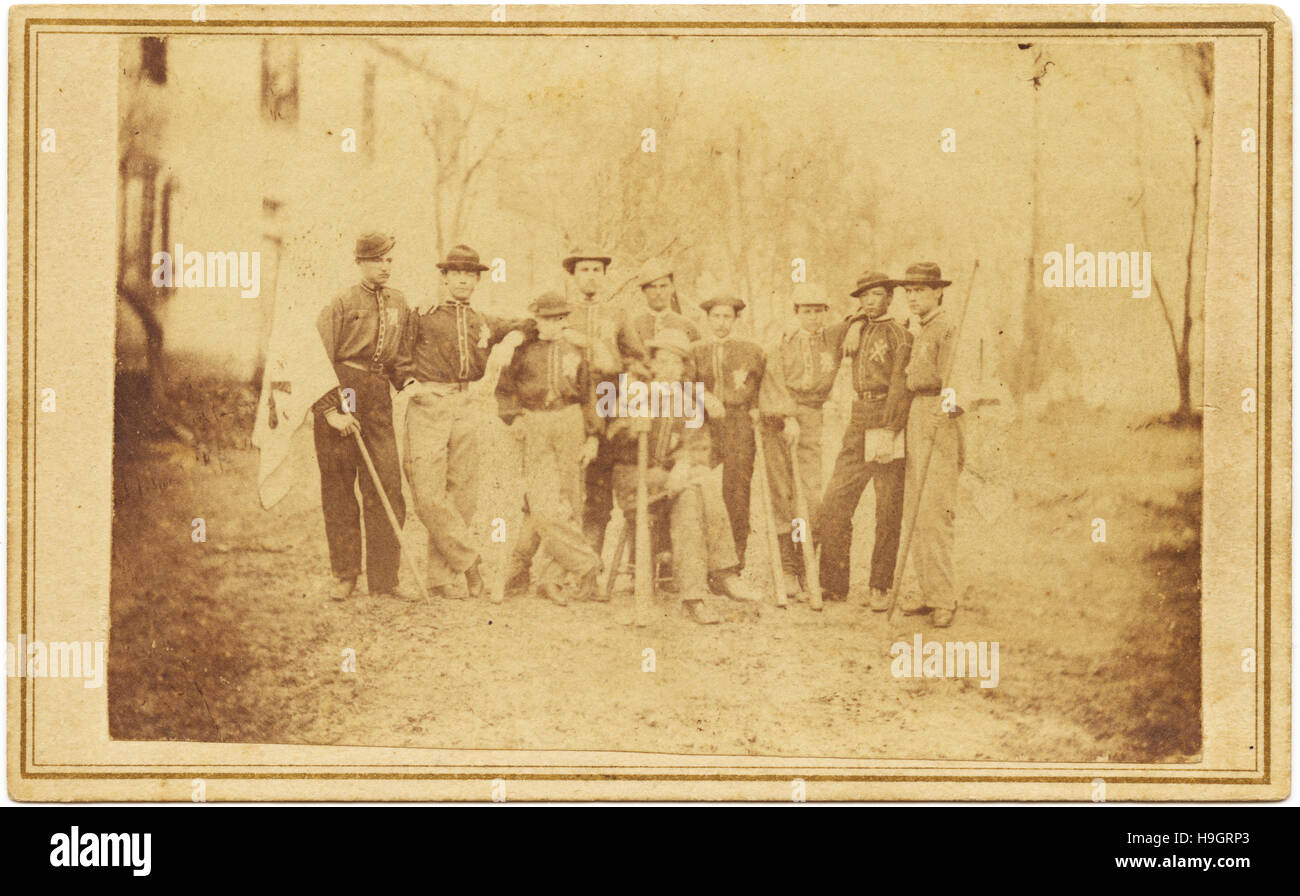 Creighton Virginia Baseball Club, 1867 Stock Photo - Alamy
