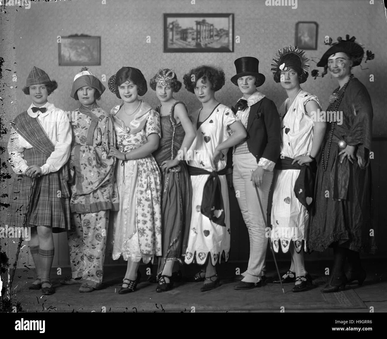 Chesapeake and Potomac Telephone Company Halloween Party, 1923 Stock ...