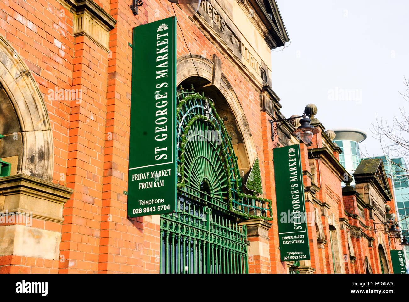 St. George's Market, Belfast, voted the best UK market Stock Photo - Alamy
