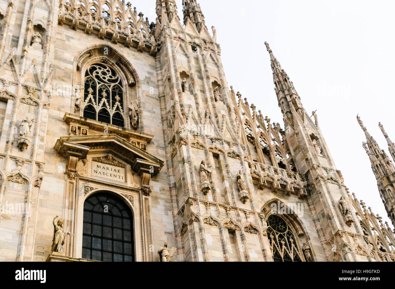 Spire cathedral of milan hi-res stock photography and images - Alamy