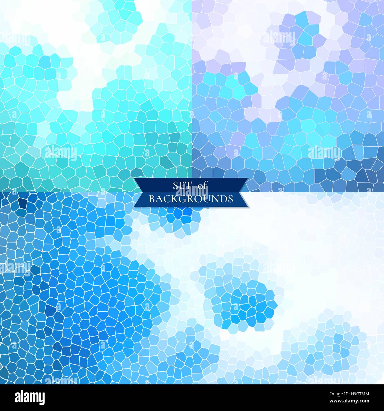 Set of backgrounds geometric textures vector Stock Vector Image & Art ...