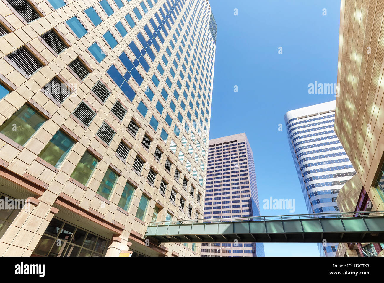 Modern buildings in Denver downtown, Colorado, USA Stock Photo - Alamy