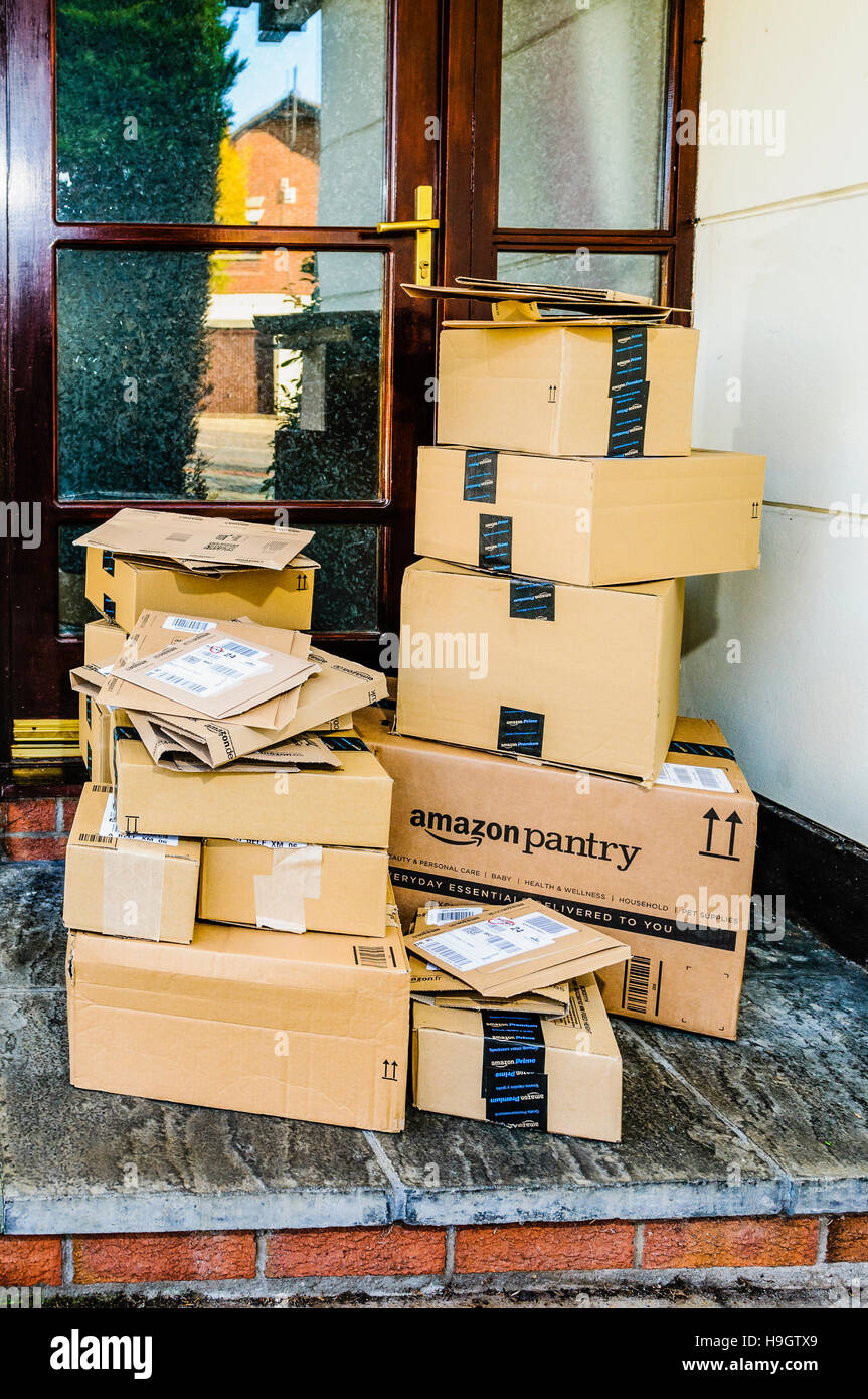 Parcels being delivered High Resolution Stock Photography and Images ...