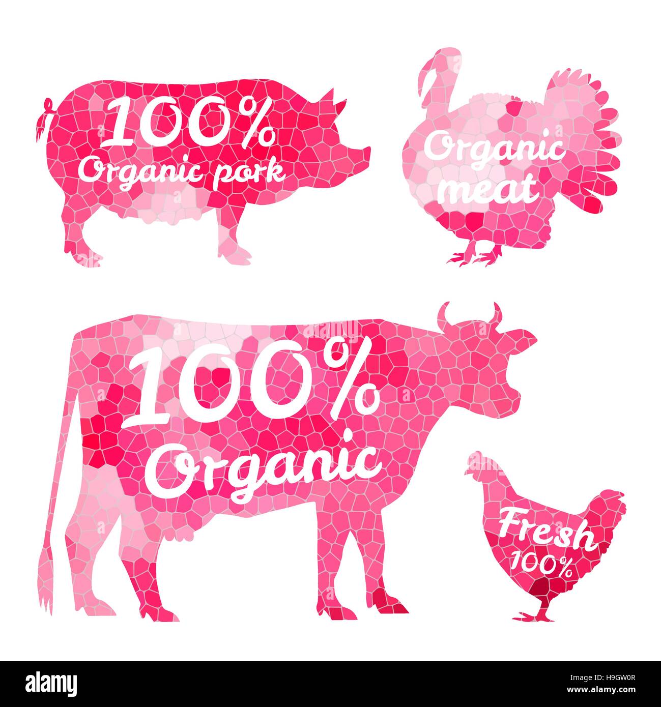 Meat markets Cut Out Stock Images & Pictures - Alamy