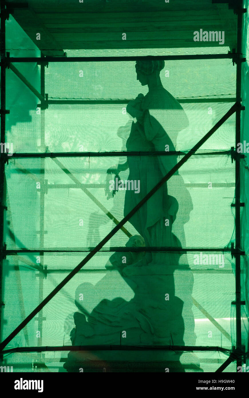 Stone covered during restoration hi-res stock photography and images ...