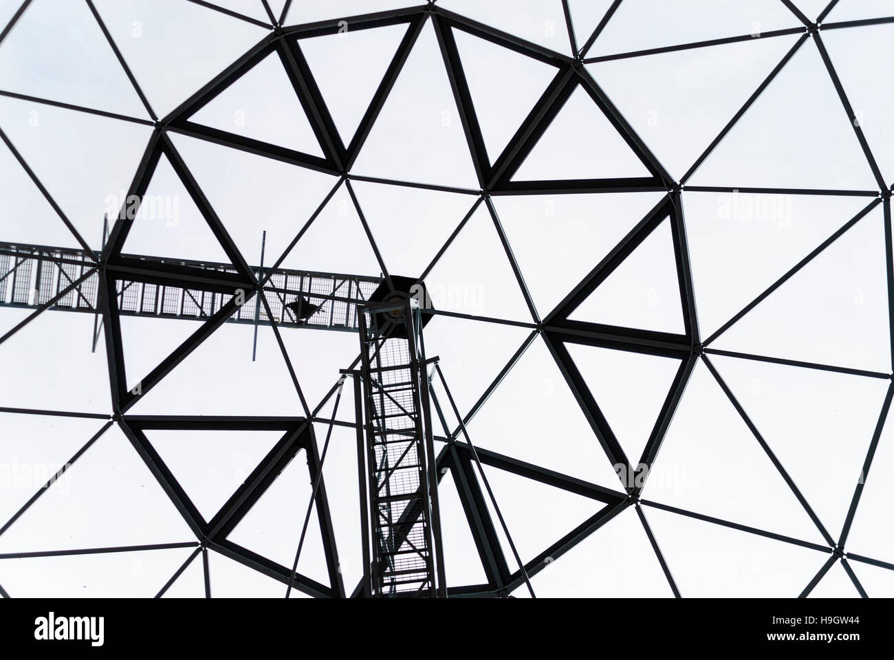 Glass dome of Victoria Square, Belfast Stock Photo - Alamy