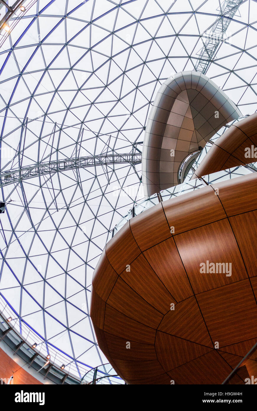 Glass dome of Victoria Square, Belfast Stock Photo - Alamy