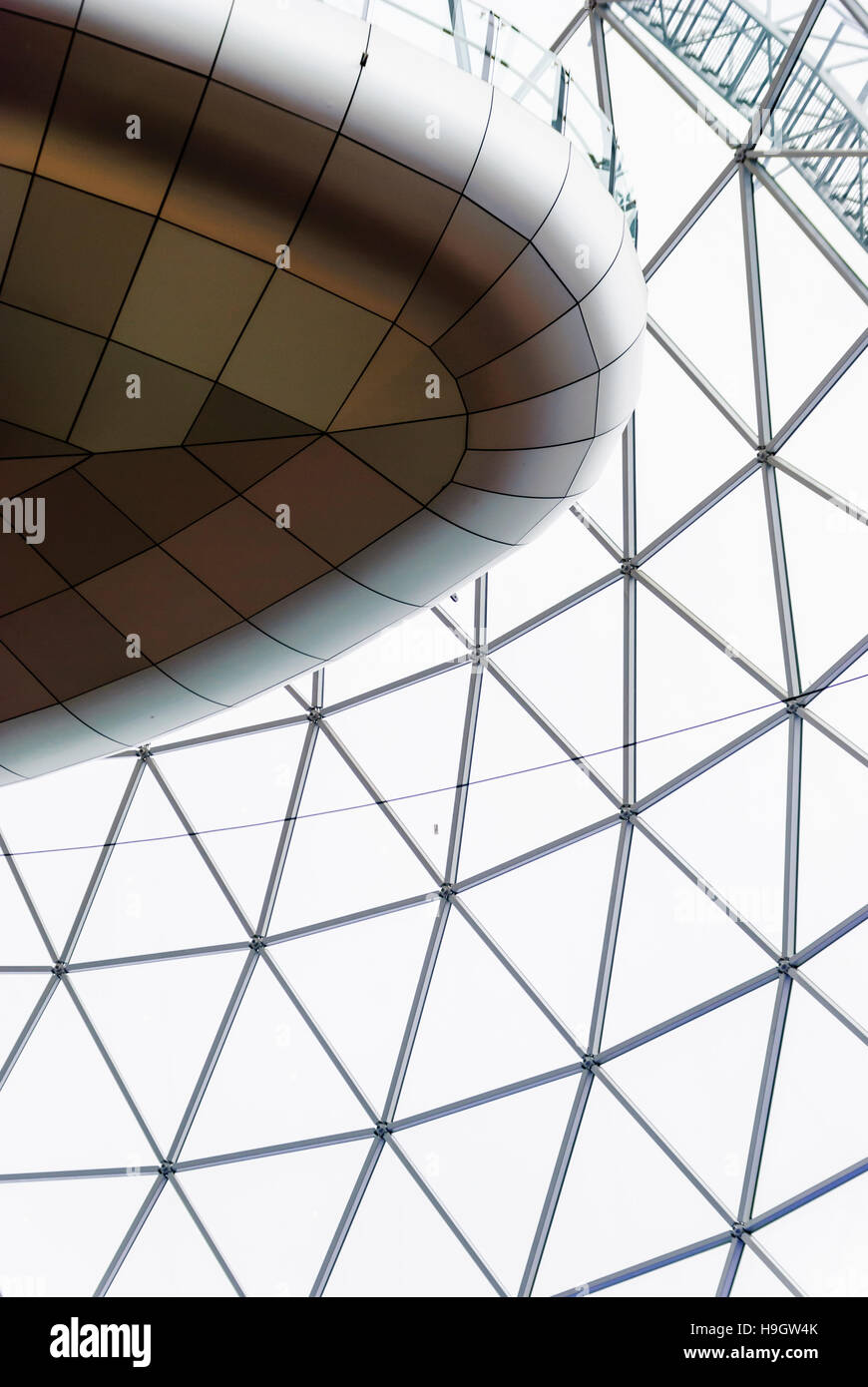 Glass dome of Victoria Square, Belfast Stock Photo - Alamy