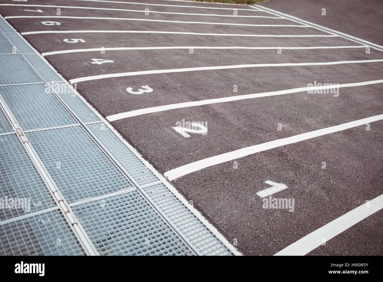 Starting ramp of BMX racing Stock Photo - Alamy